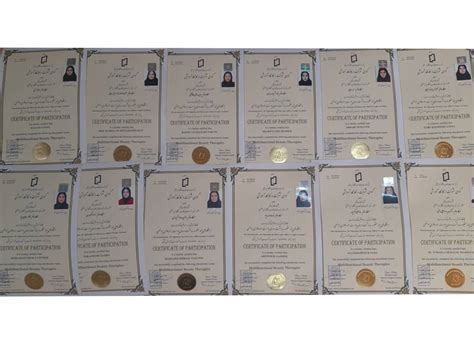 نمونه گواهینامه های آموزشی پوست مو زیبایی لاغری