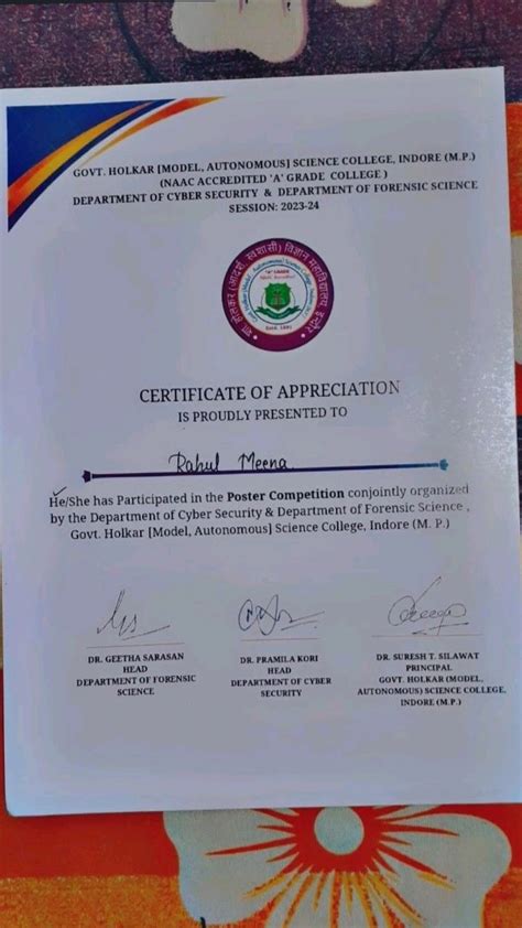 Rahul Meena On Linkedin My First Achievement Within A Months This Is Too Much Motivation To Me