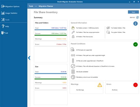 Sharepoint Pre Migration Validation Checklist