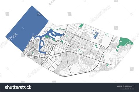 Ajman Map Administrative Territory City Uae Stock Vector Royalty Free 2275683717 Shutterstock