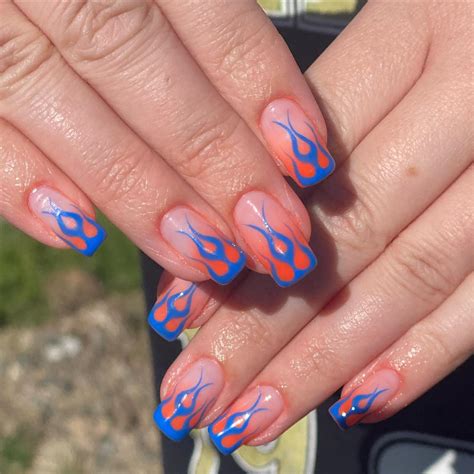 50 Latest Flame Nail Designs To Try In 2024
