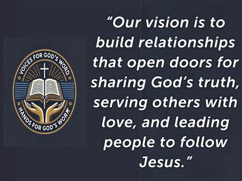 Slbc Vision Statement Shining Light Baptist Church