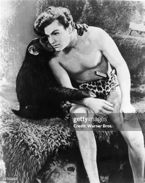 American Actor Buster Crabbe As Tarzan And Wearing A Loin Cloth