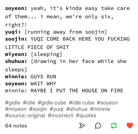 Incorrect G Idle Quotes Funny Quotes Incorrect Quotes Kpop Funny