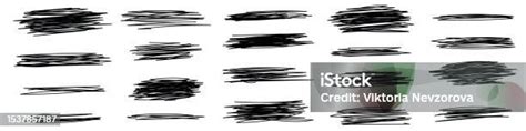 낙서가 해치 라인을 그렸습니다 크로스해칭 텍스처 컬렉션입니다 낙서 연필 질감 벡터 격리 그림 개체 그룹에 대한 스톡 벡터 아트 및 기타 이미지 Istock