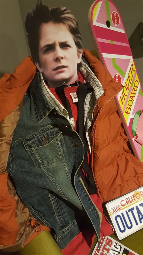 Marty Mcfly Set Xl Old Navy Puffer Vest Back To The Future