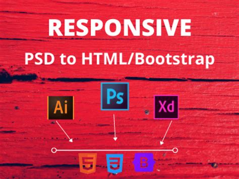 Convert Psd To Html Responsive Using Bootstrap 5 Upwork