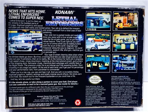 Snes Sega Genesis Lethal Enforcers Box Protector Shipping Included Retroprotection