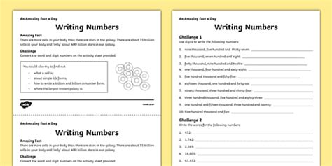 Writing Numbers Worksheet Worksheet Teacher Made