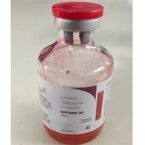 50mg Epirubicin Hydrochloride Injection At Rs 996 Vial एपिरुबिसीन इंजेक्शन In Hyderabad Id