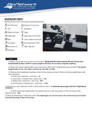 Microscope Basics Handling Magnification And Components Course Hero