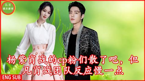 杨紫肖战的cp粉们散了吧，但凡肖战团队反应慢一点 Youtube