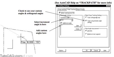 Polar Tracking Direct Distance Entry Tutorial AutoCAD