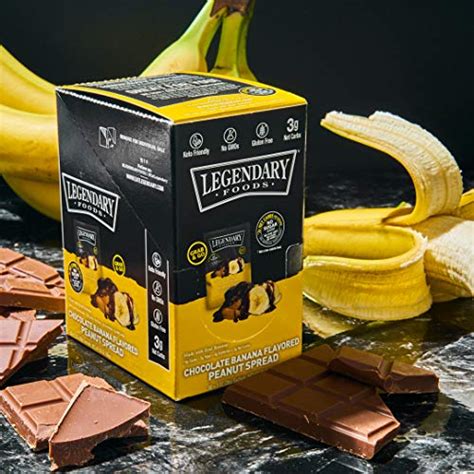 Legendary Foods Peanut Butter Squeeze Packets Keto Fat Bombs Low Carb No Sugar Added Vegan