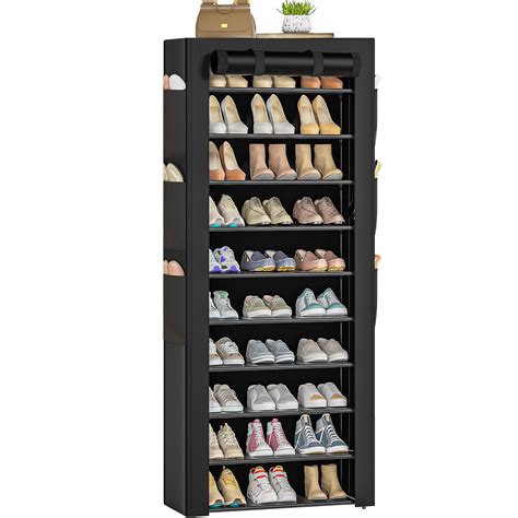 Oyrel Shoe Rack Large Storage Capacity Tall Shoe Rack With 6 Large