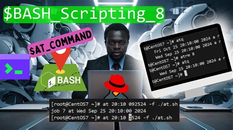 Bash Scripting 8 Scheduling A Job With At Command Youtube