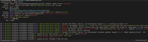 Linux下mysql80安装问题记录update User Set Host Where Userusername未找到命