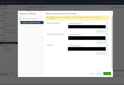 Vcenter Custom Certificates Weavs Workshop