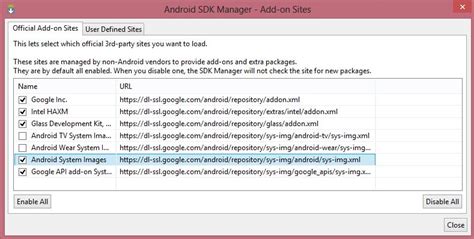 Android SDK Manager Is Not Showing ARM EABI V A System Image Option Stack Overflow