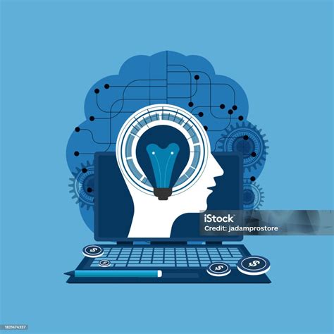 추상적인 인간의 머리를 가진 창의적 마음 또는 브레인스토밍 또는 창의적 아이디어 개념 배경 주제에 대한 스톡 벡터 아트 및 기타 이미지 배경 주제 정신 건강 개념