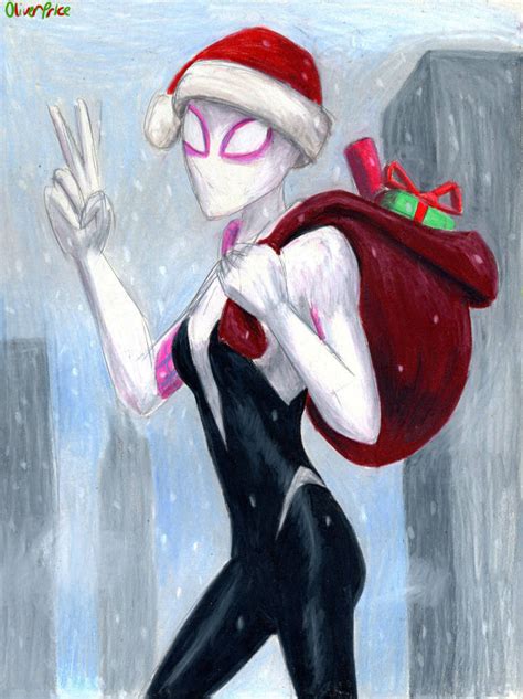 Spider Gwen Christmas By Taipu556 On Deviantart