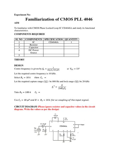Experiment 3 And4 Pdf Frequency Modulation Electronic Circuits