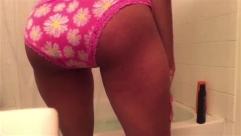 Ebony Pink Panty Poop