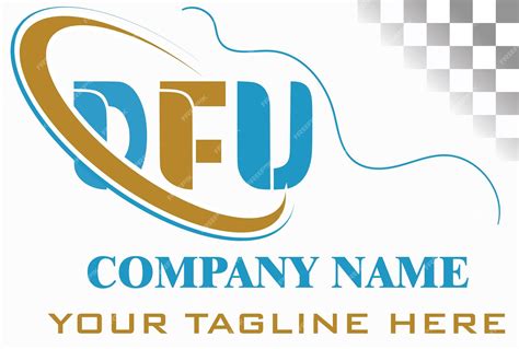 Premium Vector Dfu Letter Logo Design
