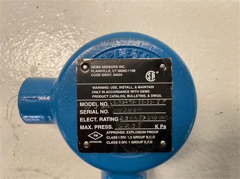 Gems Exp Proof Float Switch LS LS SS SS EF Appleton Encl