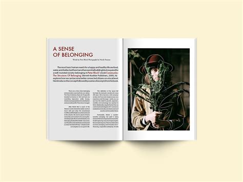 Kinfolk Magazine Cover And Spread Design 2 Images Behance