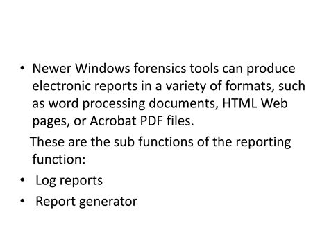 Computer Forensic Tools Hardware And Software Tools Pptx Operating Systems Computer Software