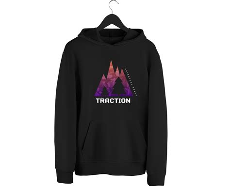 Adults Purple Camo Hoodie Traction Adventure Ready