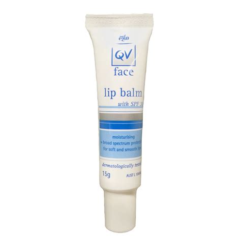 Ego Qv Face Lip Balm Spf 30 15g Sss Australia Sss Australia Medical Supplies Equipment