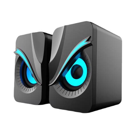 Large Storage Rgb Speaker Volume Knob Speaker Mini Usb Wired Speaker