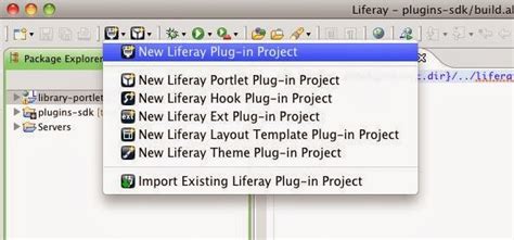 Liferay Eclipse Ide To Create The Basic Portlet For Lms Part 1 ~ Suna