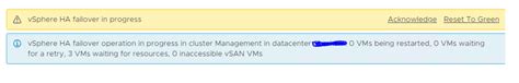 Vsphere Ha Failover Operation In Progress Jordansphere