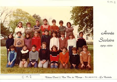 Photo De Classe Cm2 De 1979 Ecole Gabriel Chobelet Nieul Sur Mer