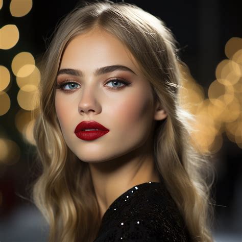 Classic Red Lip With A Twist Stardust Cosmetics