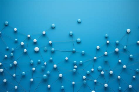 Premium Photo Technology Background Net White Polygon Abstract Science Tech Atom Networking