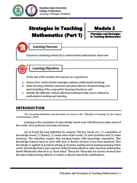 Stm 2 Pdf Learning Teachers