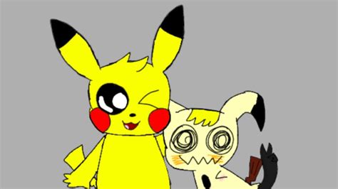 Pikachu And Mimikyu By Fireballhd On Deviantart