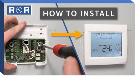 How To Install A Thermostat Repair And Replace Youtube