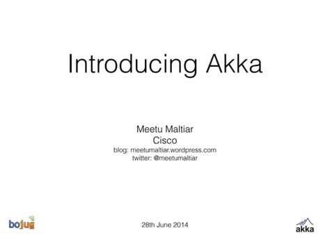 Introducing Akka Ppt
