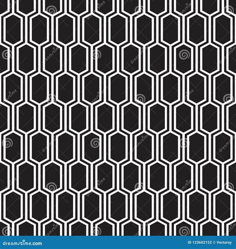 Seamless Vintage Honeycomb Lattice Trellis Pattern Royalty Free Stock