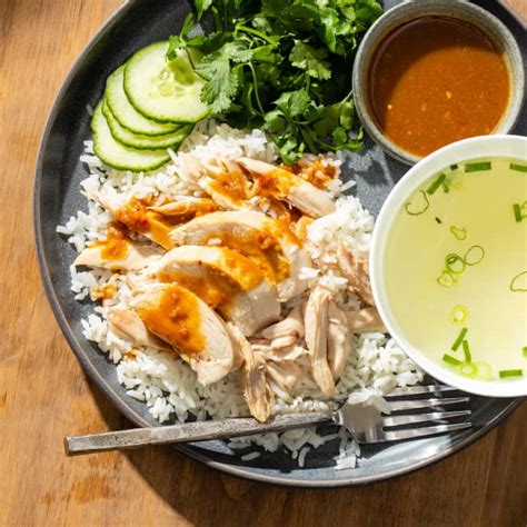 Khao Man Gai Thai Style Chicken And Rice Americas Test Kitchen Recipe