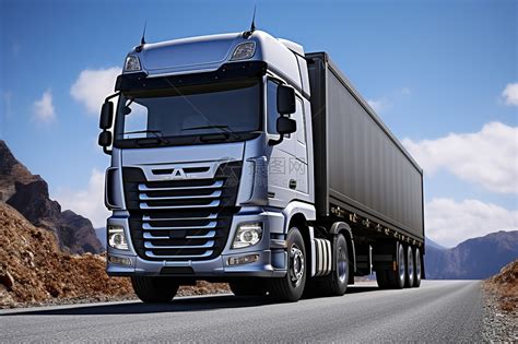 一辆大卡车高清图片下载 正版图片600850310 摄图网