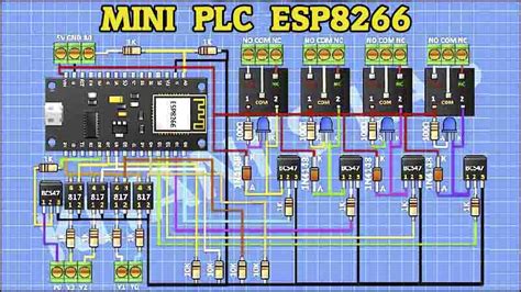 How To Make Mini Plc Using Esp8266 Node Mcu Tronicspro
