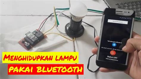 Menghidupkan Lampu Pakai Hp Dengan Koneksi Bluetooth Bluetooth Hc 05 And Eeprom Arduino Uno