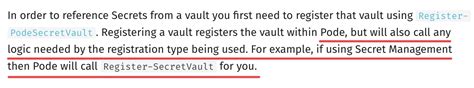 error no extension vaults registered when adding secret · issue 1180