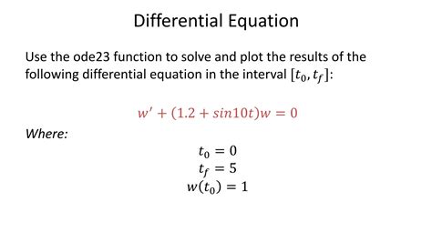 Matlab Examples Differential Equationspdf